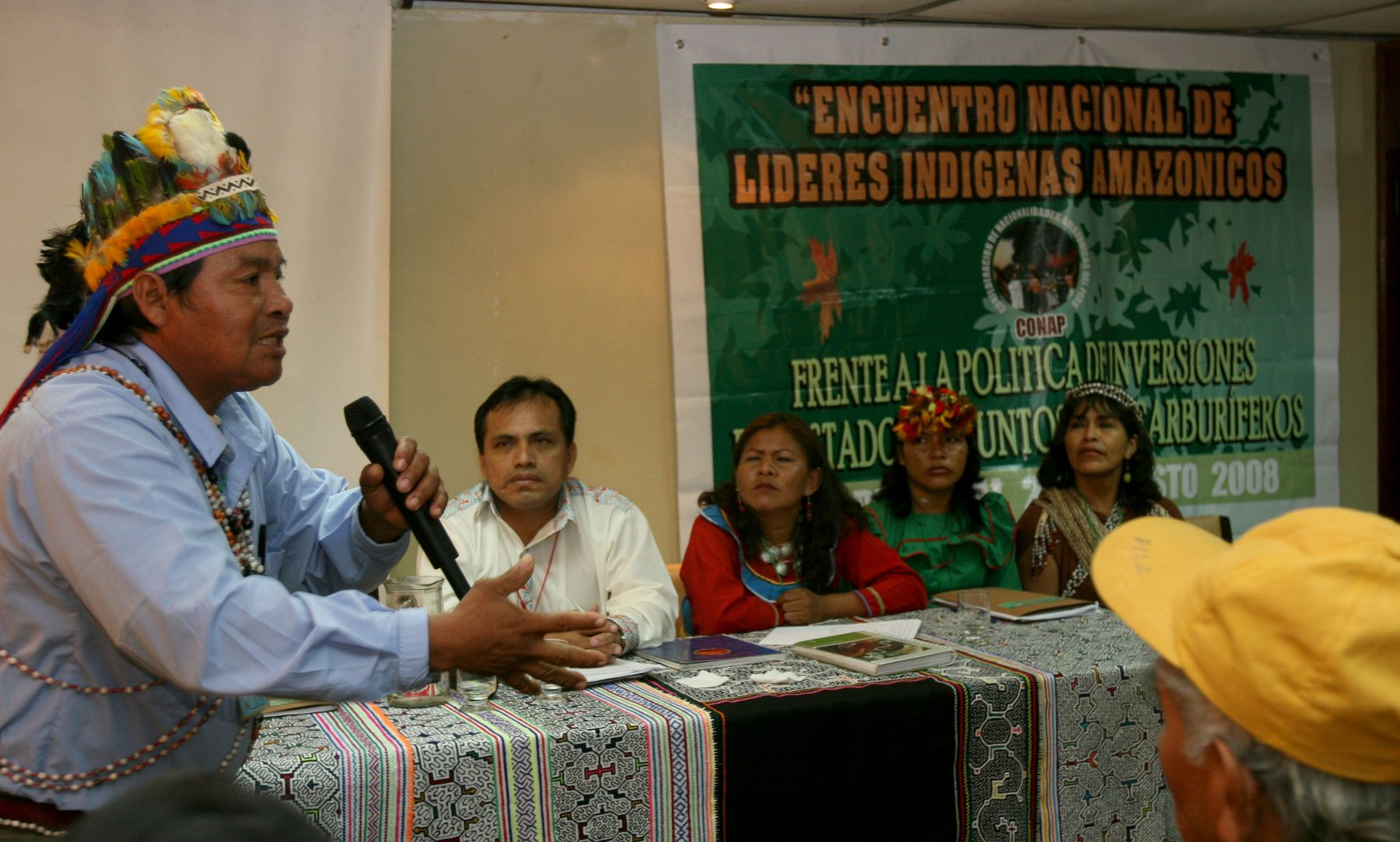 Líderes indígenas participan en encuentro nacional